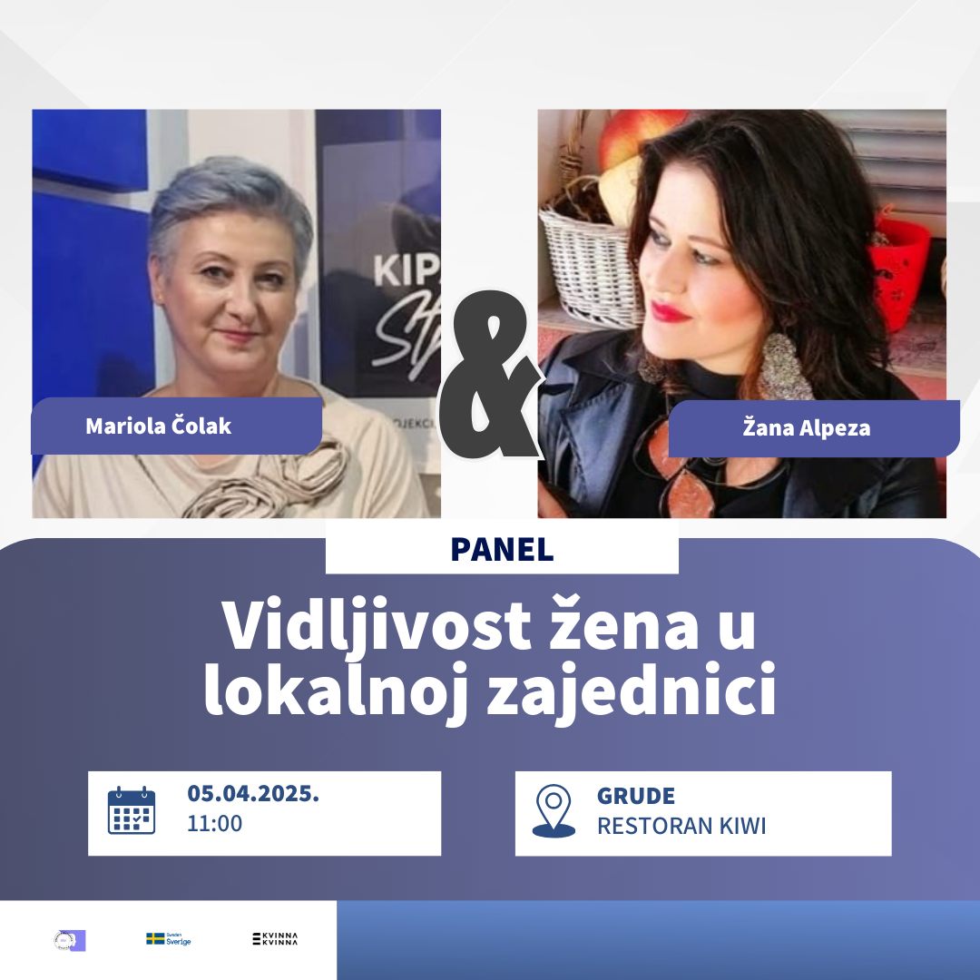 Grude: Panel diskusija “Vidljivost žena u lokalnoj zajednici” - Mostar.live