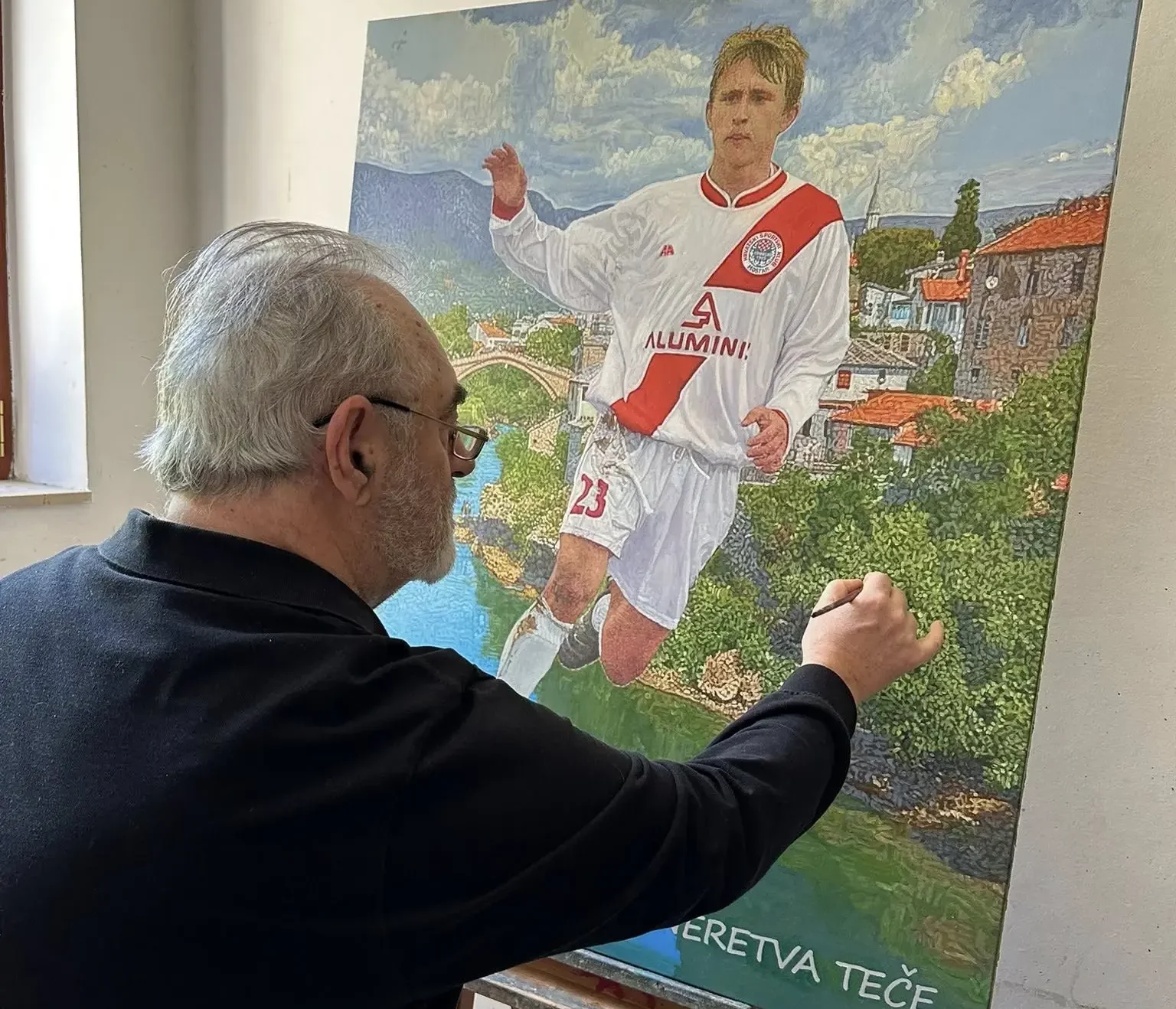 Izroniće "Stari" za one što ga vole: Marin Topić slika Stari most i ...