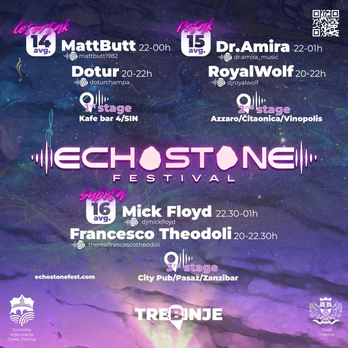 Trebinje: Prvi festival elektronske muzike „ECHOSTONE 2025“ - Mostar.live
